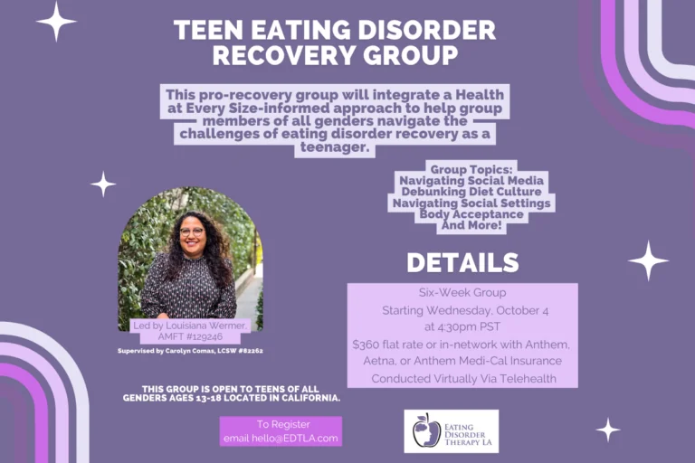 Group Therapy for Eating Disorders